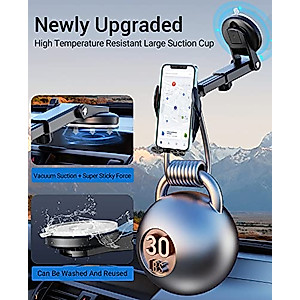 MEMOFO Wireless Car Charger Mount, 15W Fast Car Phone Holder Mount Wireless Charging Auto-Clamping, for iPhone 14 13 12 11 Pro Max Xs, Samsung Galaxy S21 S20, S10+ S9+ Note 9, etc