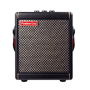 Positive Grid Spark MINI 10W Portable Smart Guitar Amp & Bluetooth Speaker with App for Playing Guitar at Home or Travel (Black)