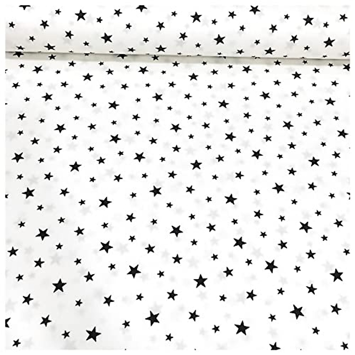 Handywa - 100% Cotton 2 Pack Fitted Crib Sheet Set for Baby and Toddler Bed Mattresses - Green Cactus and Black Stars for Boy or Girl Nursery