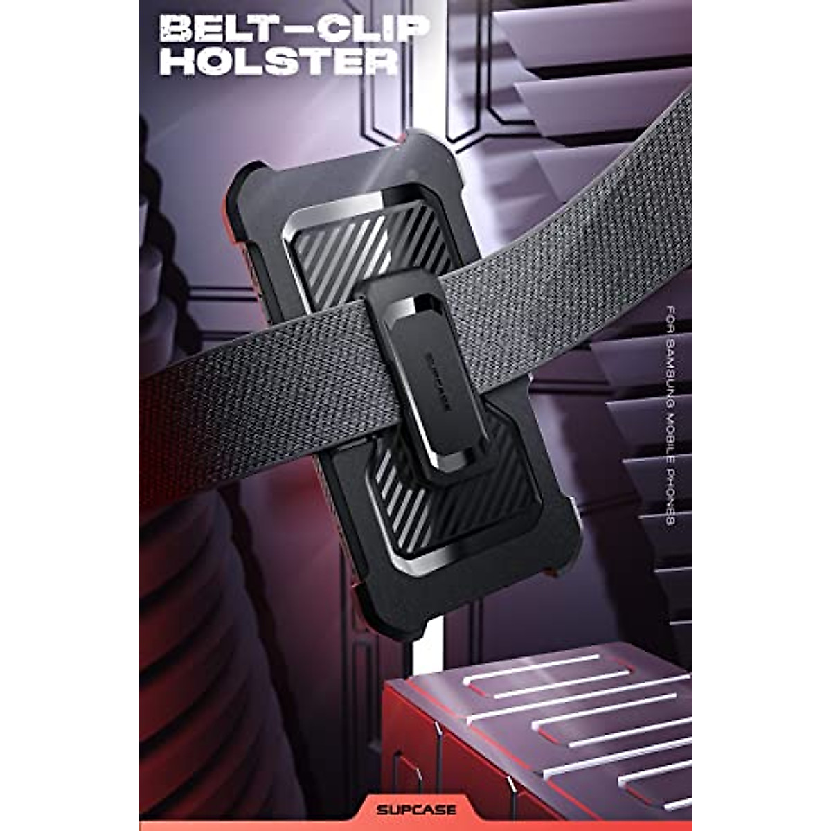 SUPCASE Unicorn Beetle Pro Case for Samsung Galaxy S23 5G (2023), Full-Body Dual Layer Rugged Belt-Clip & Kickstand Case (Black)