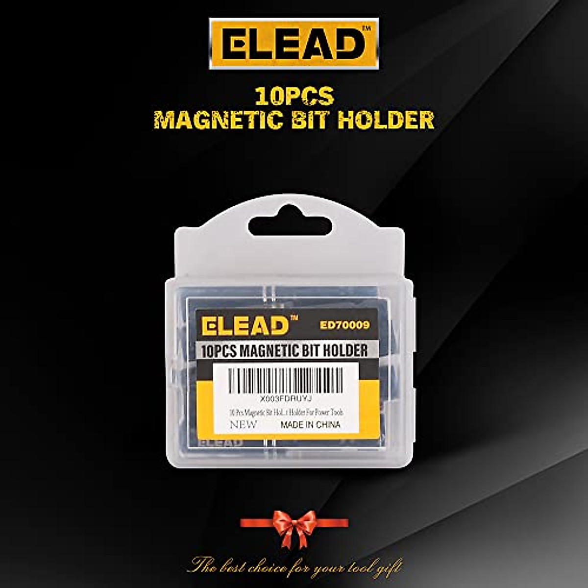 ELEAD 10x Magnetic Impact Driver Bit Holder with Strong Magnet - Impact Screwdriver Bit Extension Adapter, Impact Screw Driver Bit Extension Holder Adapter for Power Drill, Impact Driver, Nut Driver,
