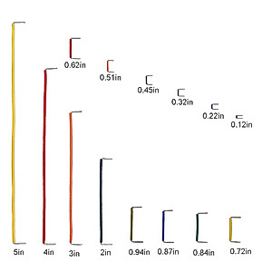 (560 Pcs) MCIGICM Breadboard Jumper Wire Cables for Arduino, 14 Vaules, 2-125 mm