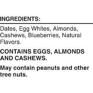 RXBAR Protein Bars, Protein Snack, Snack Bars, Blueberry, 22Oz Box (12 Bars)