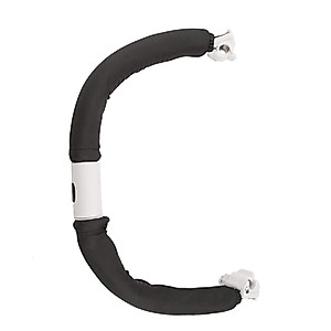 Baby Stroller Bumper Bar, ,Armrest, Handle, Crossbar Accessories Humane Design Baby Stroller Handle for Baby Carriage(black)
