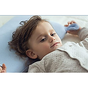 Breathable Children Pillow with Soothering Bunny Ears Memory Foam Kids Sleeping Pillows (Pink Modal)