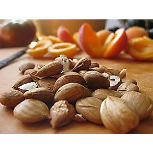 Bitter Apricot Kernels, 8 oz, 375 Raw Apricot Seeds, 100% All Natural, GMO Free, Pesticide Free, Gluten Free, Vegan