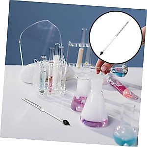 Hohopeti Hydrometer Salt Gauges Densitometer for Fish Tank Salt Water Gravimeter Salt Measurements Liquid Measurements Aquarium Areometer Salt Scales Salinometer Measure Gauges Glass