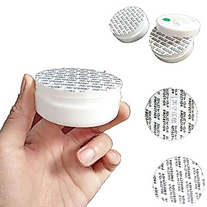 NANSHINE 500pcs Pressure Activated Seals Cap Liners Red 24mm/ 0.94" Foam Sealing inserts for Glass & Plastic Jar Bottles Containers No Induction Sealer Needed