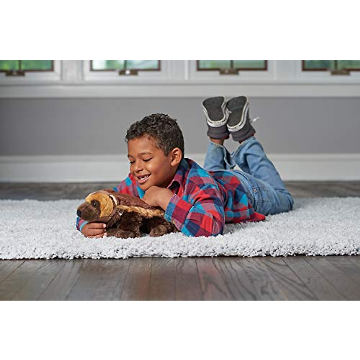 Wild Republic Wolverine Plush, Stuffed Animal, Plush Toy, Gifts for Kids, Cuddlekins 12 Inches, Multicolor