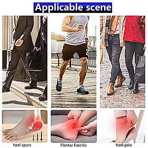 Plantar Fasciitis Heel Cups for Heel Pain 【Updated Version】 Heel Protectors Heel Sleeves Pads, Heel Support for Heel Pain, Heel Spur, Cracked Heels for Women and Men (Beige, M 8.5-12 / W 10-13)