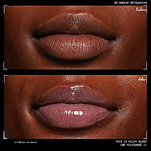 NYX PROFESSIONAL MAKEUP This Is Milky Gloss, Lip Gloss with 12 Hour Hydration, Vegan - Ube Milkshake (Mauve Purple)