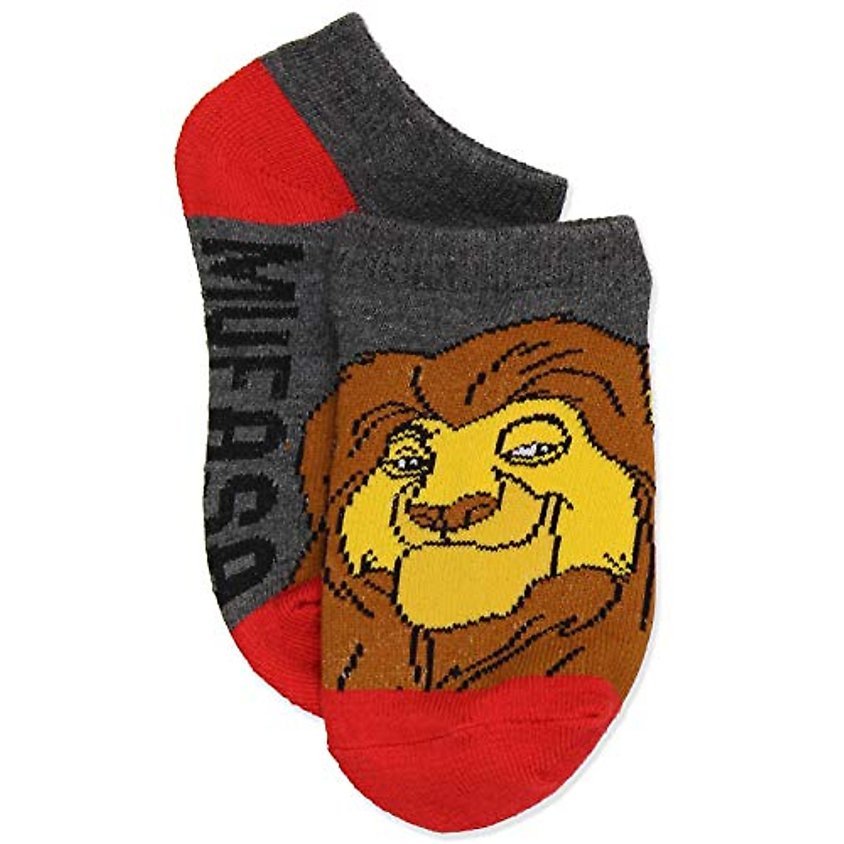 Disney The Lion King-Teen-Adult's 6 pack Socks Set (Shoe: 4-10 (Sock: 9-11), Blue/Multi)