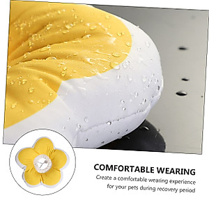 DOITOOL Collar Tarpaulin Headgear The Flowers