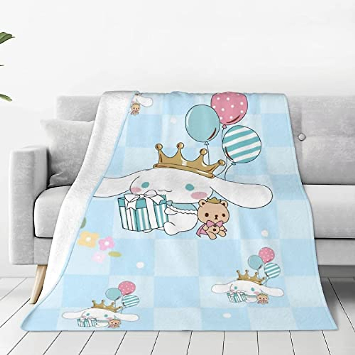 Anime Blankets Throws Soft Cozy Flannel Lightweight and Comfortable Bedroom Living Room Sofa Bed Blankets for Adults Kids 6-50"x40"