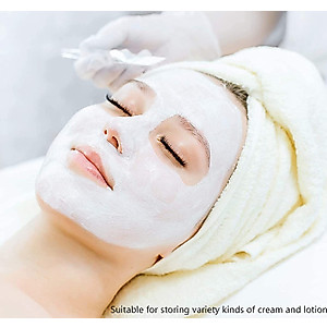 Healthcom 10 Packs 10 Gram/10ml Empty Jars Pink Glass Cosmetic Jar Pot Bottles with Rose Gold Lids Refillable Cosmetic Container Eye Cream Jar Pot Vials for Makeup Lotion Face Eyeshadow Lip Balms