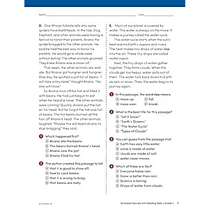 Scholastic Success with Reading Tests Grade 3 Workbook