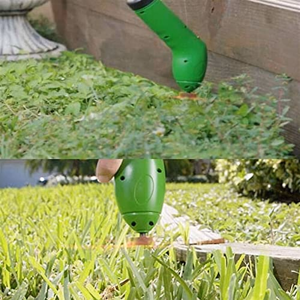 TEETSY Lawn Mower Lawn Mower Cordless Lawn Mower Two Wheel Length Adjustable Garden Trimmer