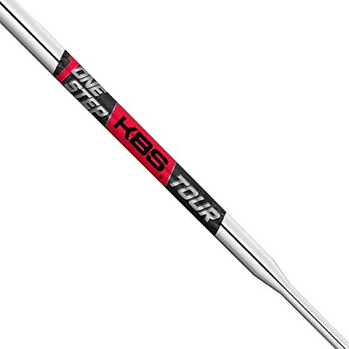 KBS Tour One Step Chrome Finish Straight Putter Shaft - .370 Tip