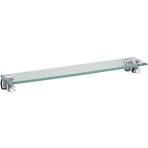 KOHLER K-16258-CP Margaux Glass Shelf, Polished Chrome