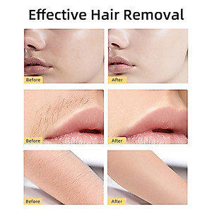 nvxigac Facial Hair Removal for Women, Painless Womens Facial Hair Remover with 2 Replacement Heads, Lipstick-Sized, USB Rechargeable, Facial Hair Remover for Upper Lip,Chin,Peach Fuzz,Mustache (Pink)