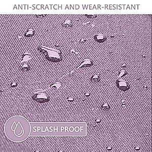 Cutyoung Large Laundry Basket, Laundry Bin Dirty Clothes Tall Laundry Hamper Collapsible with Handles (Violet, 82L)