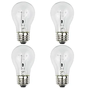4 Pack A15 40W 120V Oven Bulbs with E26 Standard Medium Base, A15 Appliance Light Bulb for Refrigerators, Ovens and 16.3 Inches Lava Lamp