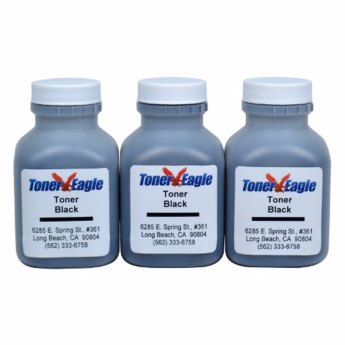 Toner Eagle Toner Refill Kit Compatible with Brother HL 2030 2040 2070 TN350 TN-350 [Black, 3-Packs]