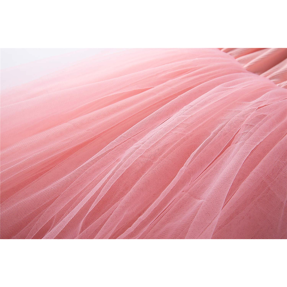 Niyage Baby Girls Spaghetti Strap Dress Princess Toddler Sleeveless Soft Tulle Tutu Sundress Pink 130