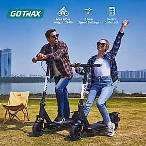 Gotrax Eclipse Ultra Electric Scooter, 500W Motor 20 Mph Top Speed, Up to 38 Miles Long Range 10" Pneumatic Tire with Front and Rear Double Suspension, Foldable E Scooter for Adult Black