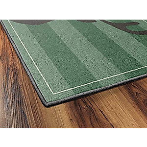 Brumlow Mills Rudolph the Red-Nosed Reindeer Christmas and Holiday Area Rug for Kitchen, Entryway Rug, Door Mat, Bedroom Carpet or Home Décor, 1'8" x 2'10, Green