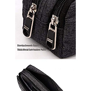 Pencil Case Large Capacity Pencil Bag Pouch with Durable Double Zipper by Only Warm for School office Heather Grey