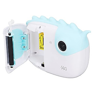 Vifemify Camera 32GB Balck and White 1080P HD Rechargeable 16 Frames Convenient Camara Instantanea for Home Travel