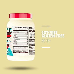 GHOST WHEY Protein Powder, Peanut Butter Cereal Milk - 2lb, 26g of Protein - Whey Protein Blend - ­Post Workout Fitness & Nutrition Shakes, Smoothies, Baking & Cooking - Soy & Gluten-Free