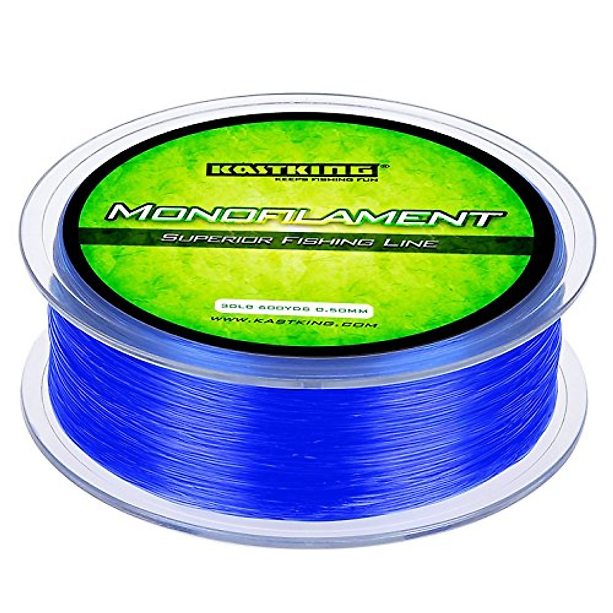 KastKing Premium Monofilament Fishing Line, Chrome Blue,300Yds,12LB