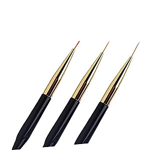 FRCOLOR Pinceles Para Uñas Acrilicas Pinceles Para Acrilico Uñas Manicure Tools Professional Nail Painting Tools Nail Art Tools Manicure Art Brush Nail Art Supplies Gel 6 Pcs