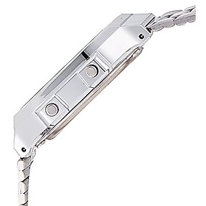 Casio A168WEM-7 Men's Youth Collection Mirror Dial Alarm Chronograph Illuminator Digital Watch