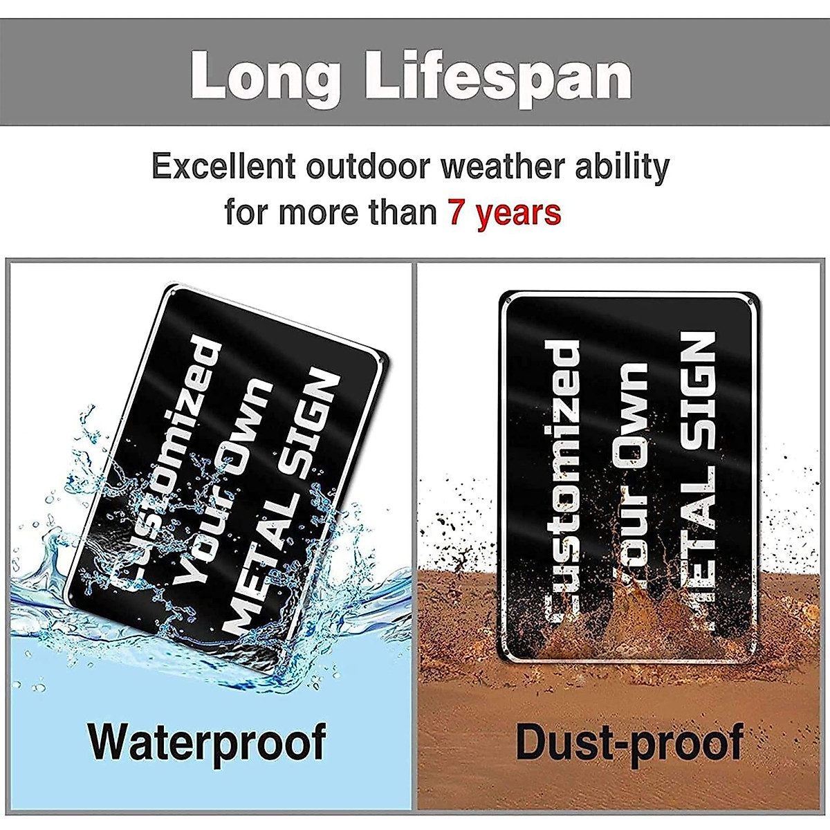 Wall Watch Out for - Tin Sign - Emergency Exit Only English Spanish Dual Language Tin Metal Signs Road Street Sign Outdoor Decor Caution Signs. 12 X 16 Inch