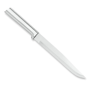 RADA Slicing Knife – Stainless Steel Blade With Brushed Aluminum Handle, 11-3/8 Inches, Pack of 2