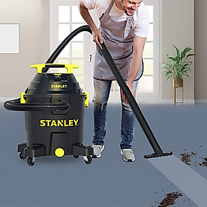 Stanley SL18701P-10A Wet/Dry Vacuum,10 Gallon Shop Vacuum, 6.0 Peak HP Wet/Dry Vac with Blower Function, 1-7/8" Hose, Black