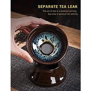 VotraSant Chinese Tea Set, Portable Teapot Set with 1 Teapot, 6 Tea Cups, 1 Gongdao Mug, 1 Tea Filters, Portable All in One Gift Box for Travel,Home,Gifting,Outdoor and Office