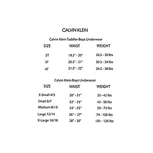 Calvin Klein Boys' Assorted Boxer Briefs (Pack of 2), New Black/Heather Gray, Extra-Small (4/5)