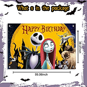 Birthday Party Supplies, 5×3ft Party Backdrop Decorations Set Includes Happy Birthday Banners, Balloons,Backdrop, Cake Toppers and Cupcake Toppers for Kids Gifts Birthday Party