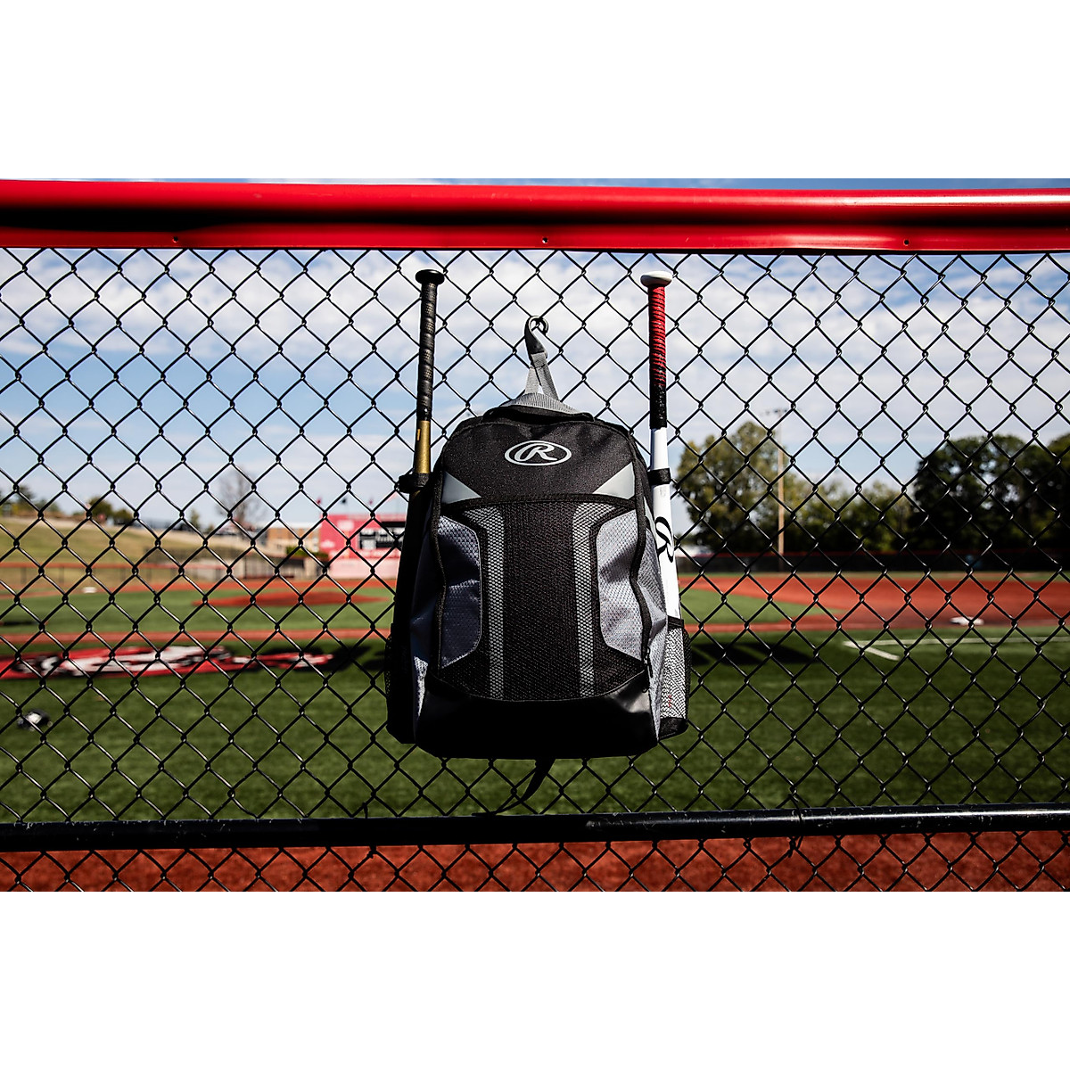 Rawlings | R200G Backpack Equipment Bag | Youth Baseball & Softball | Grey