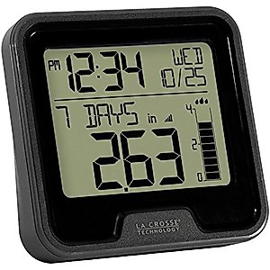 La Crosse Technology 724-1409 Wireless Rain Station , Black