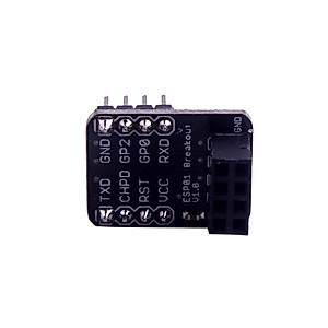 DIYmall ESP8266 ESP-01 Breakout Board ESP-01S Breadboard Adapter PCB Board for Serial WiFi Transceiver Network Module(Pack of 5pcs)