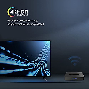 GREVA Android 11 TV Box 2GB RAM 16GB ROM Support Dual Band WiFi 2.4G/5G Voice Remote Control BT 5.0 4K HDR Smart Streaming Media Player