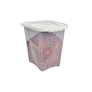 Van Ness 10-Pound Food Container with Fresh-Tite Seal (FC10) white