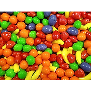 Runts - 1.5 lbs of Fresh Assorted Orange Banana Strawberry Grape Green Apple Sweet Hard Crunchy Candy