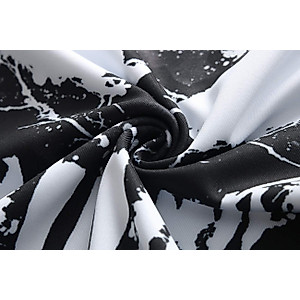 Red Plume Men's Compression Shirt Short Sleeve Base layer Tops Cool Dry T Shirts (Style b, L)