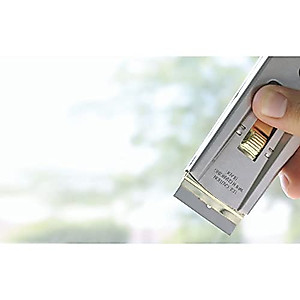 American Line Single Edge Razor Blades - 500-Blades - 0.012" Heavy Duty, Sharp High Carbon Steel with Steel Backing for Extra Durability and Long Life